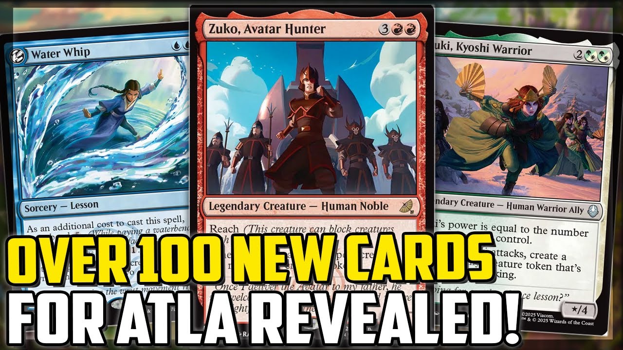 Massive Reveal! Over 100 NEW MTG Cards in the Atla Beginner Box!