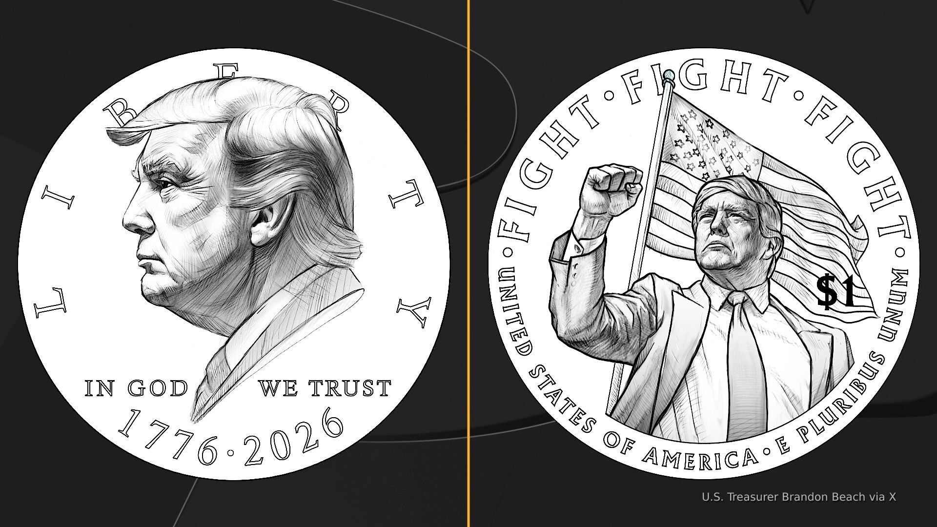 US money can't feature living people. Why Trump's $1 coin is the exception