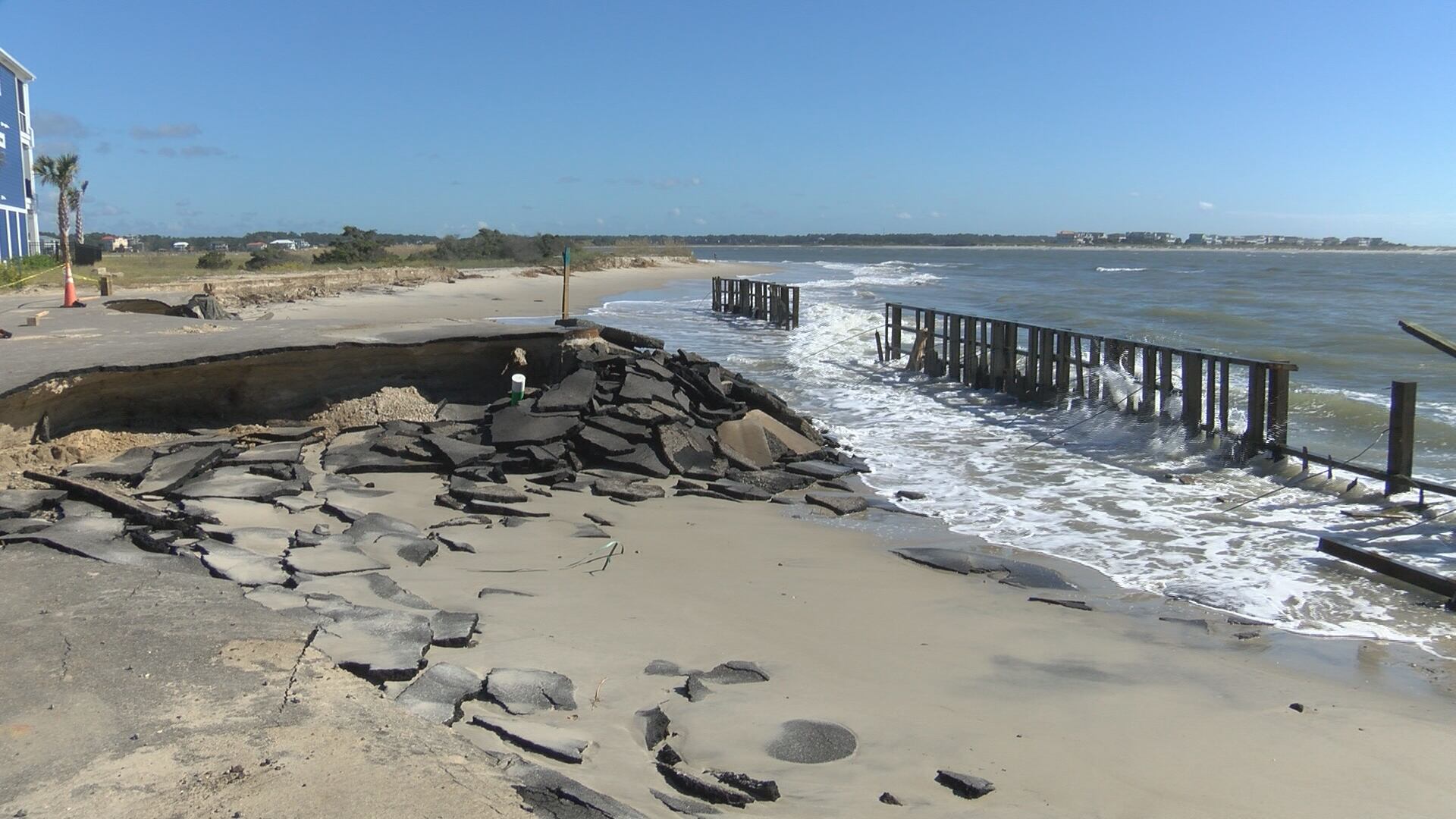Ocean Isle Beach faces serious erosion from king tides and recent storms