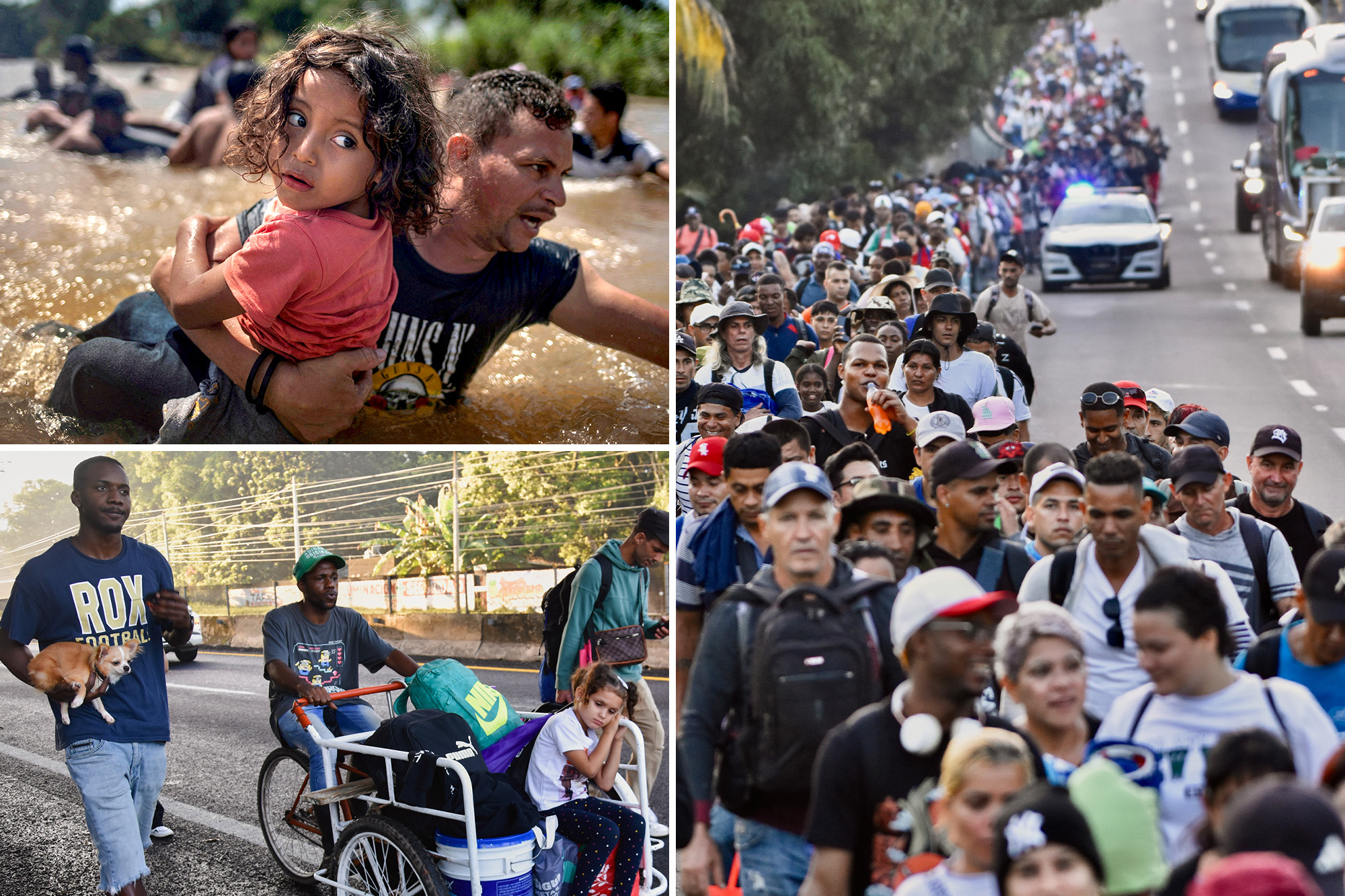 Cuban-led caravan en route to Mexico City as Trump policies deter ...