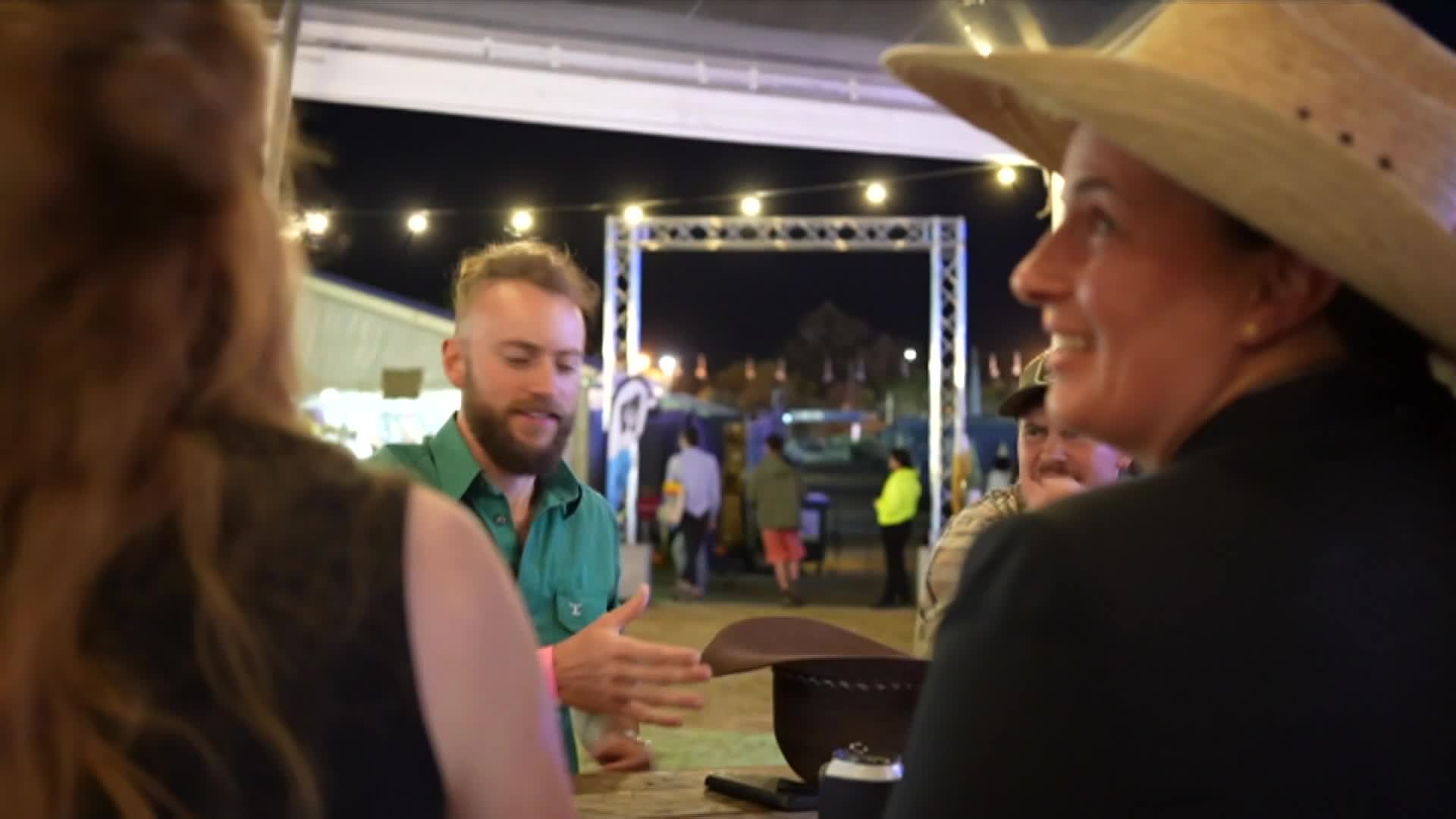 Single farmers attend speed dating event at the Perth Royal Show
