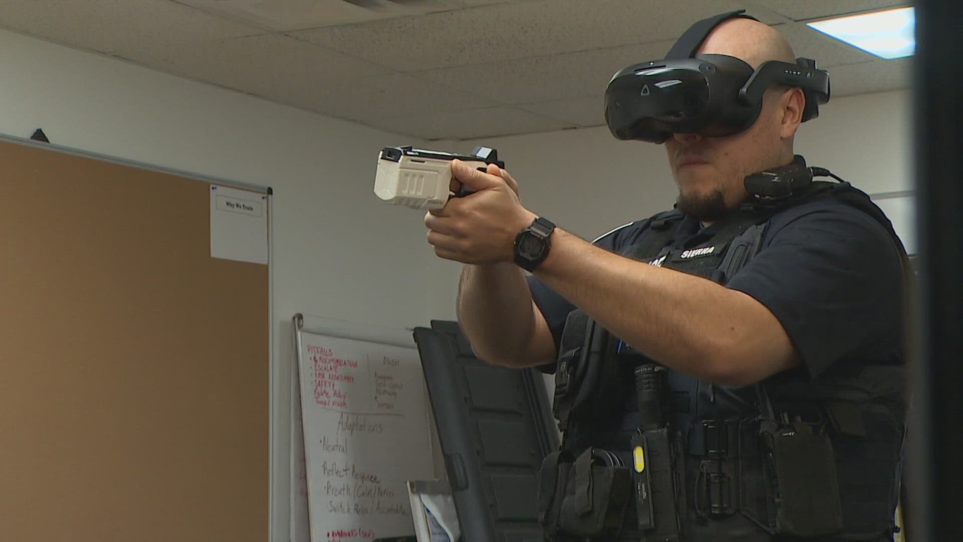 Washington police recruits step into virtual reality training pilot