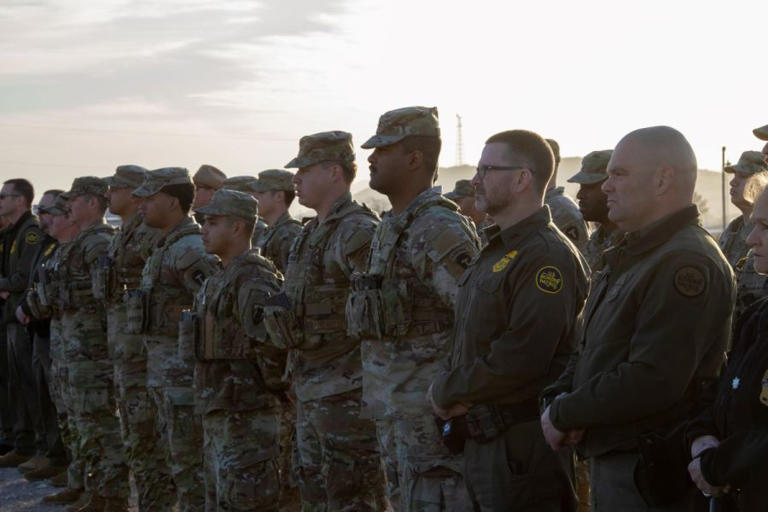 Will deployment of the Texas National Guard affect border wall operations?