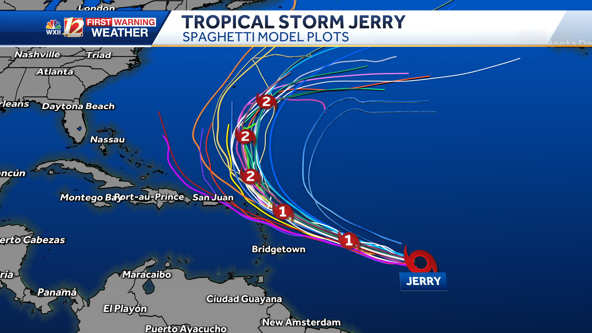 Jerry is forecast to become a Category 1 hurricane; potential impacts ...