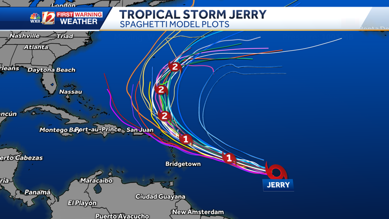 Jerry is forecast to become a Category 1 hurricane; potential impacts ...