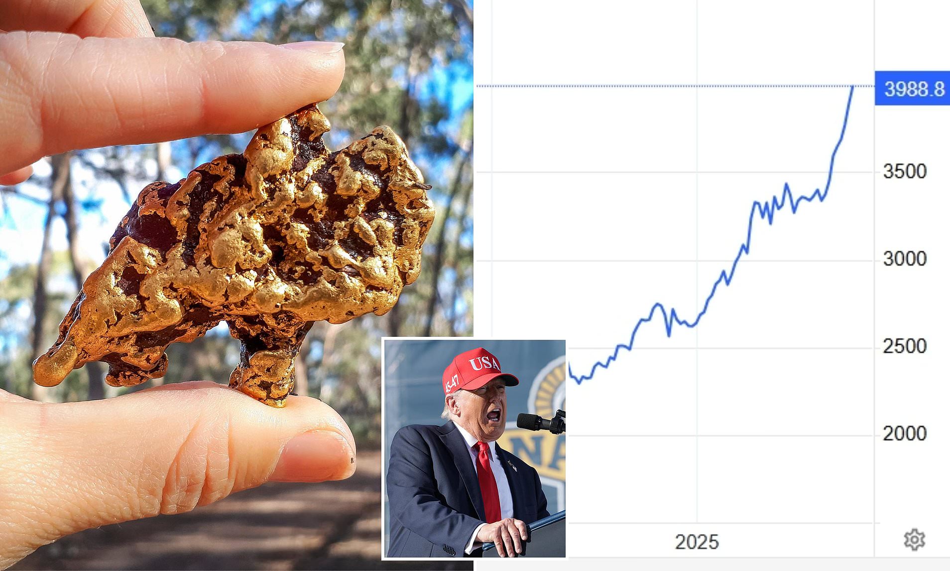 Gold price hits record highs amid a huge panic and warning: What it ...