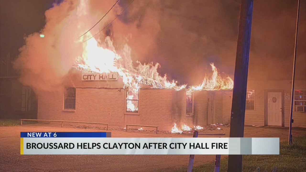 Broussard supports Clayton's City Hall rebuild after fire