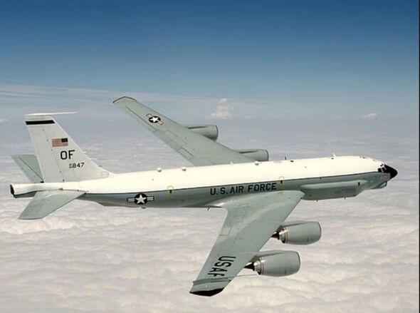 Top-secret US spy jet spotted circling Russia amid mounting WW3 fears