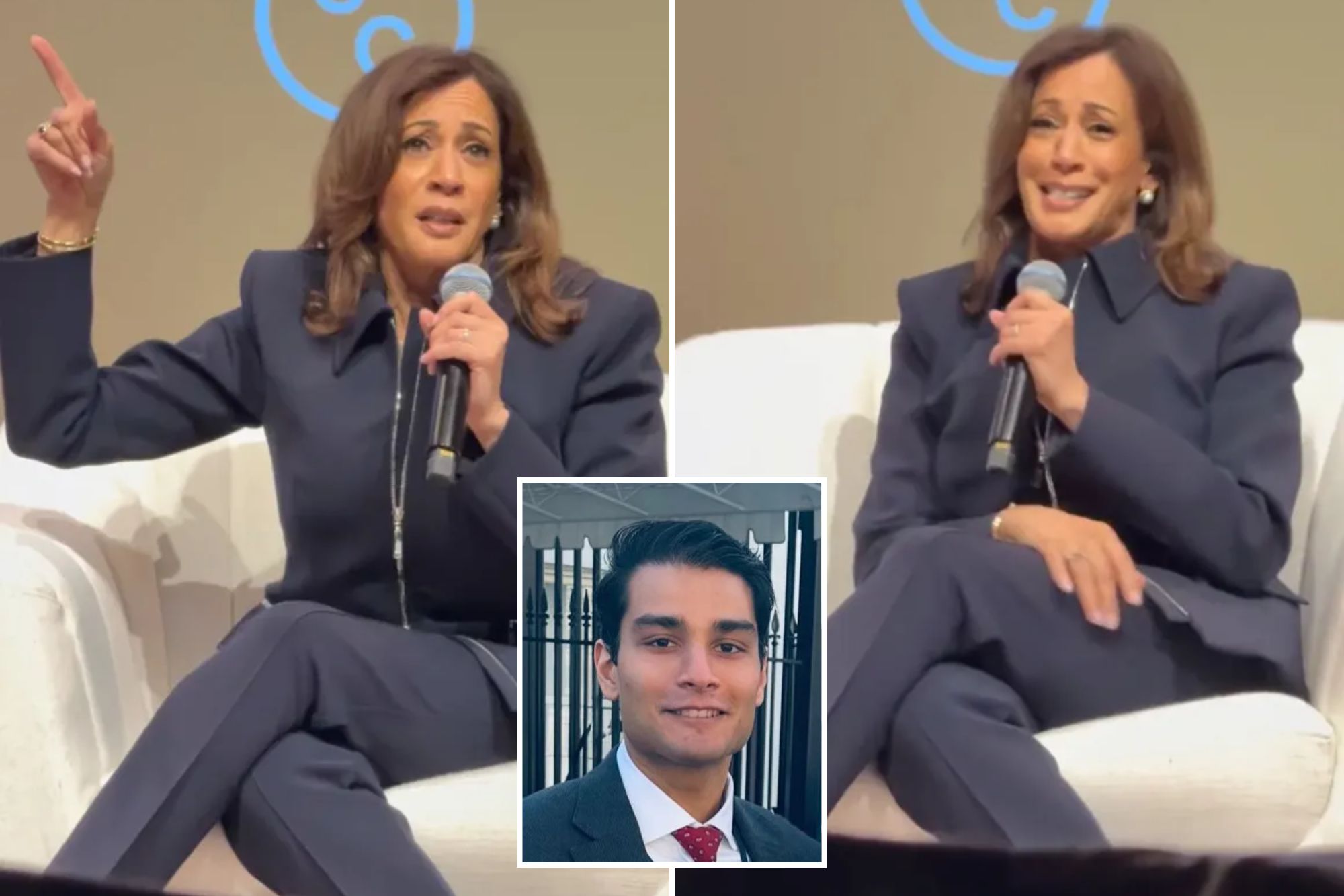 White House mocks Kamala Harris’ ‘cackle’ after she suggests Trump ...