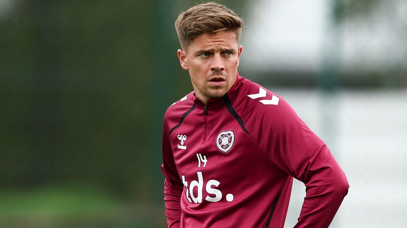 Socceroos midfielder Cameron Devlin coy on Hearts future