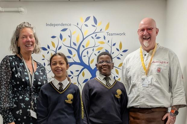 'Bald Chef Nick' inspires pupils during Dyslexia Awareness Week