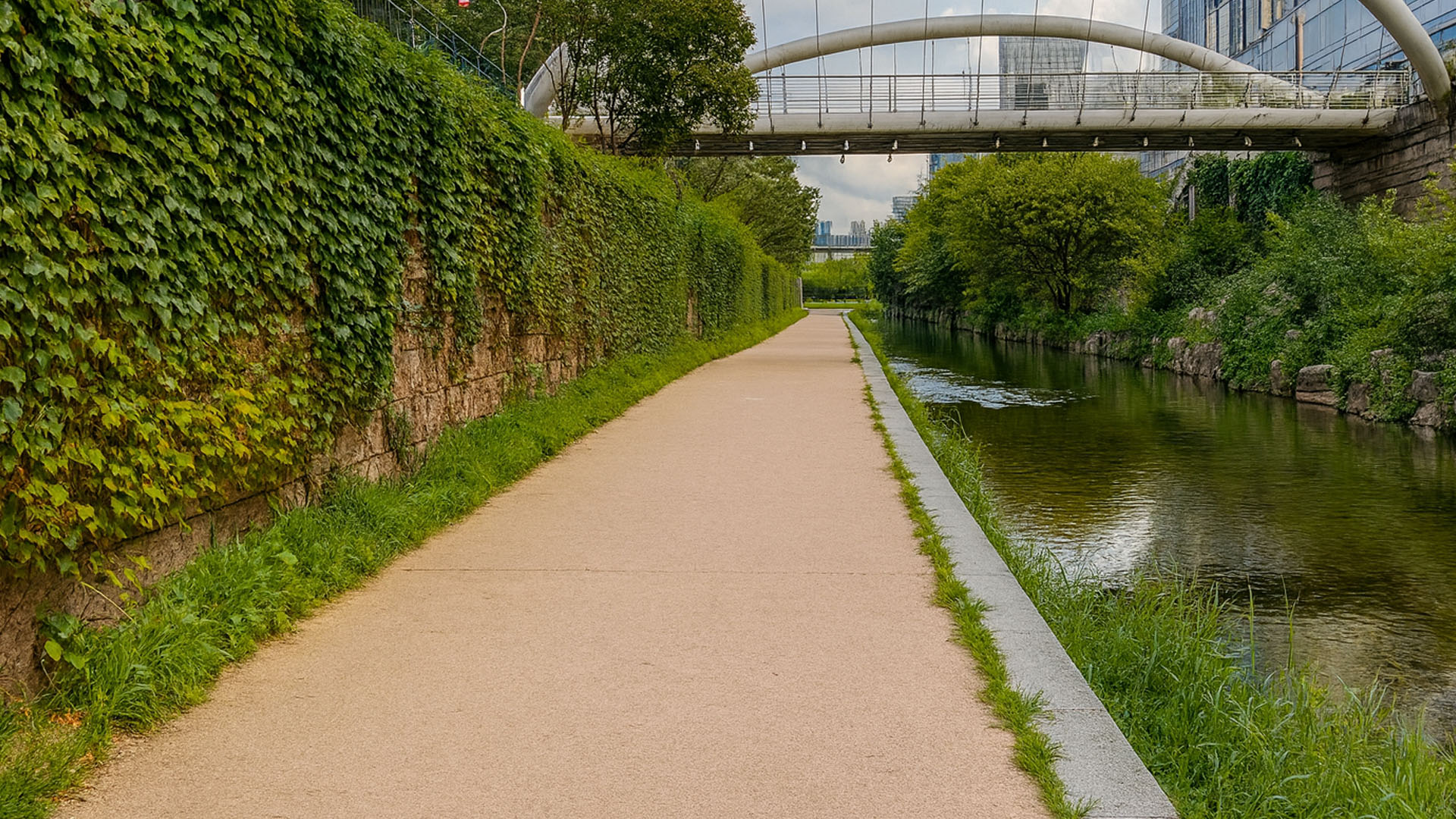 South Korea – Daytime Atmosphere Around Cheonggyecheon (4K)