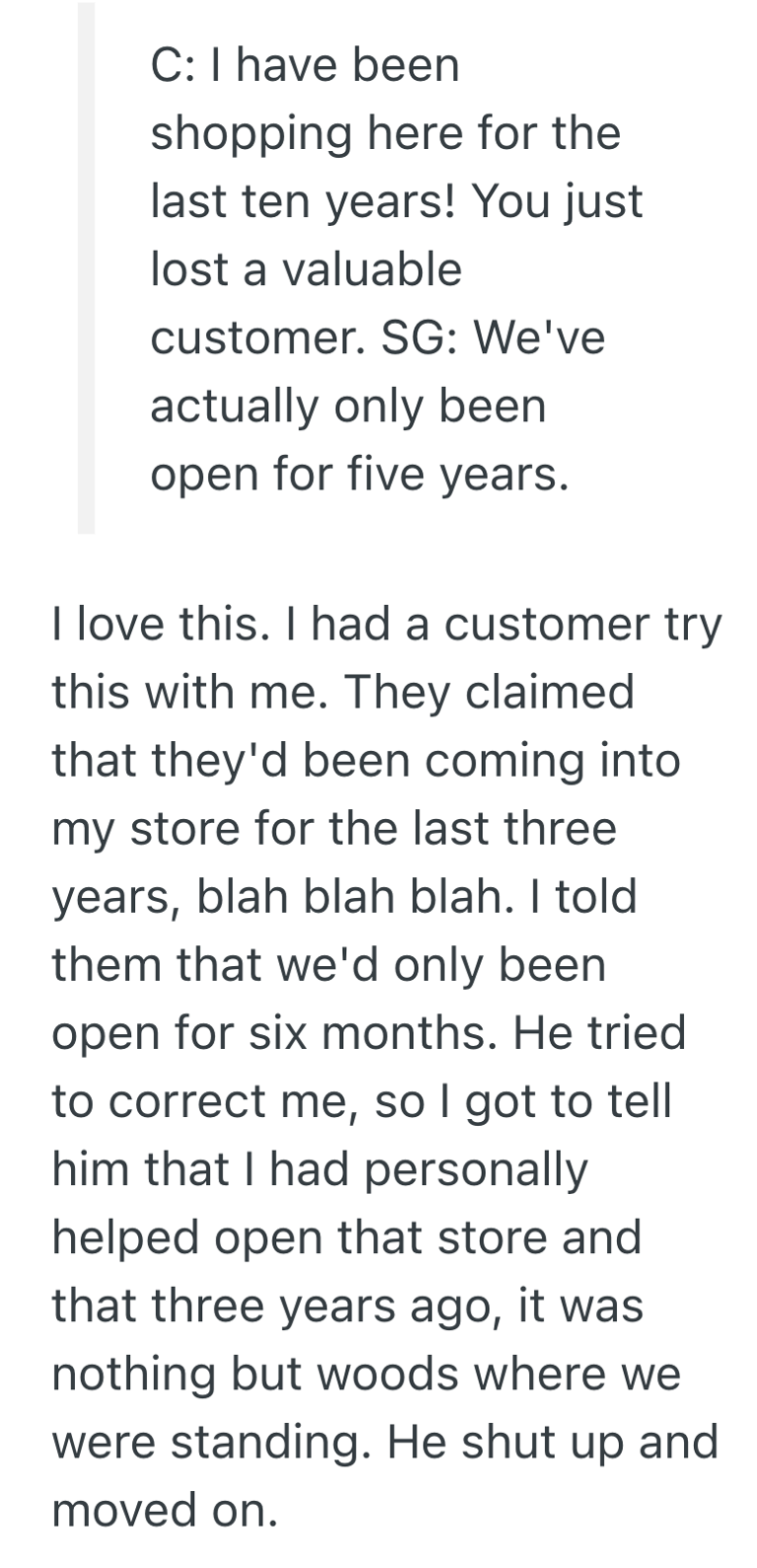 A Shopper Invented A Story To Argue With The Store’s New Rule, So The ...