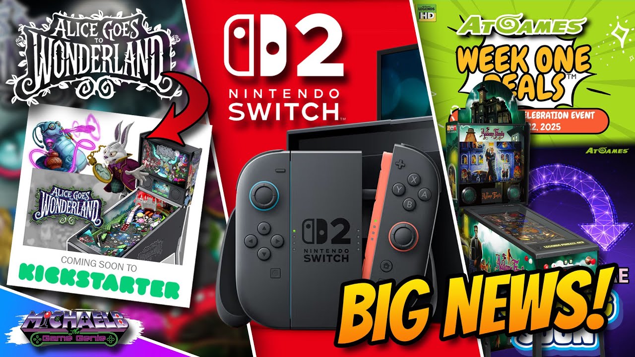 Nintendo announces Switch 2; AtGames updates; Alice in Wonderland leak ...