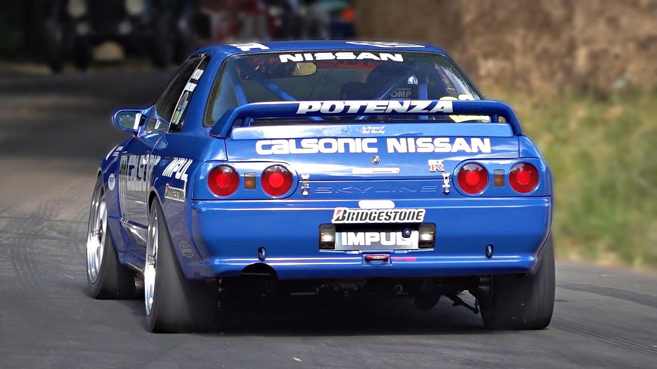 1000HP Nissan Skyline R32 GT R Full Boost at Goodwood