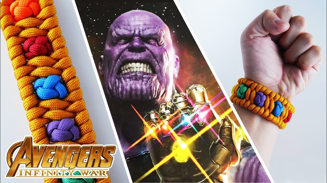 DIY Marvel Infinity Gauntlet Paracord Bracelet Tutorial