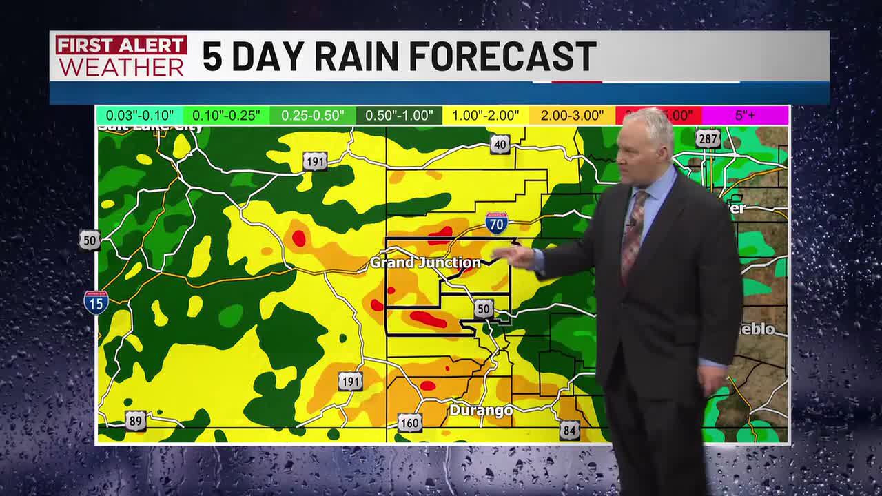 Soaking rainfall expected Friday & Saturday