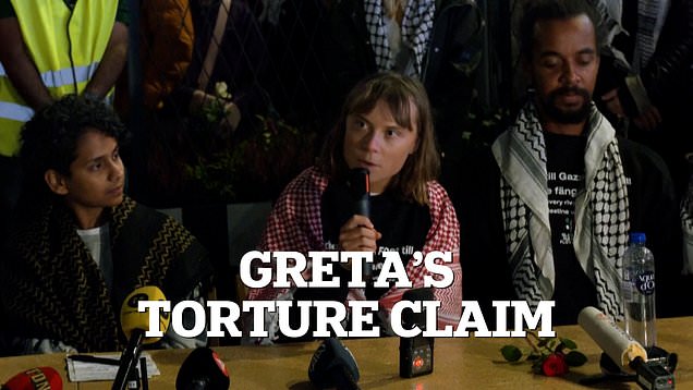 Greta alleges torture in Israeli detention after Gaza flotilla arrest