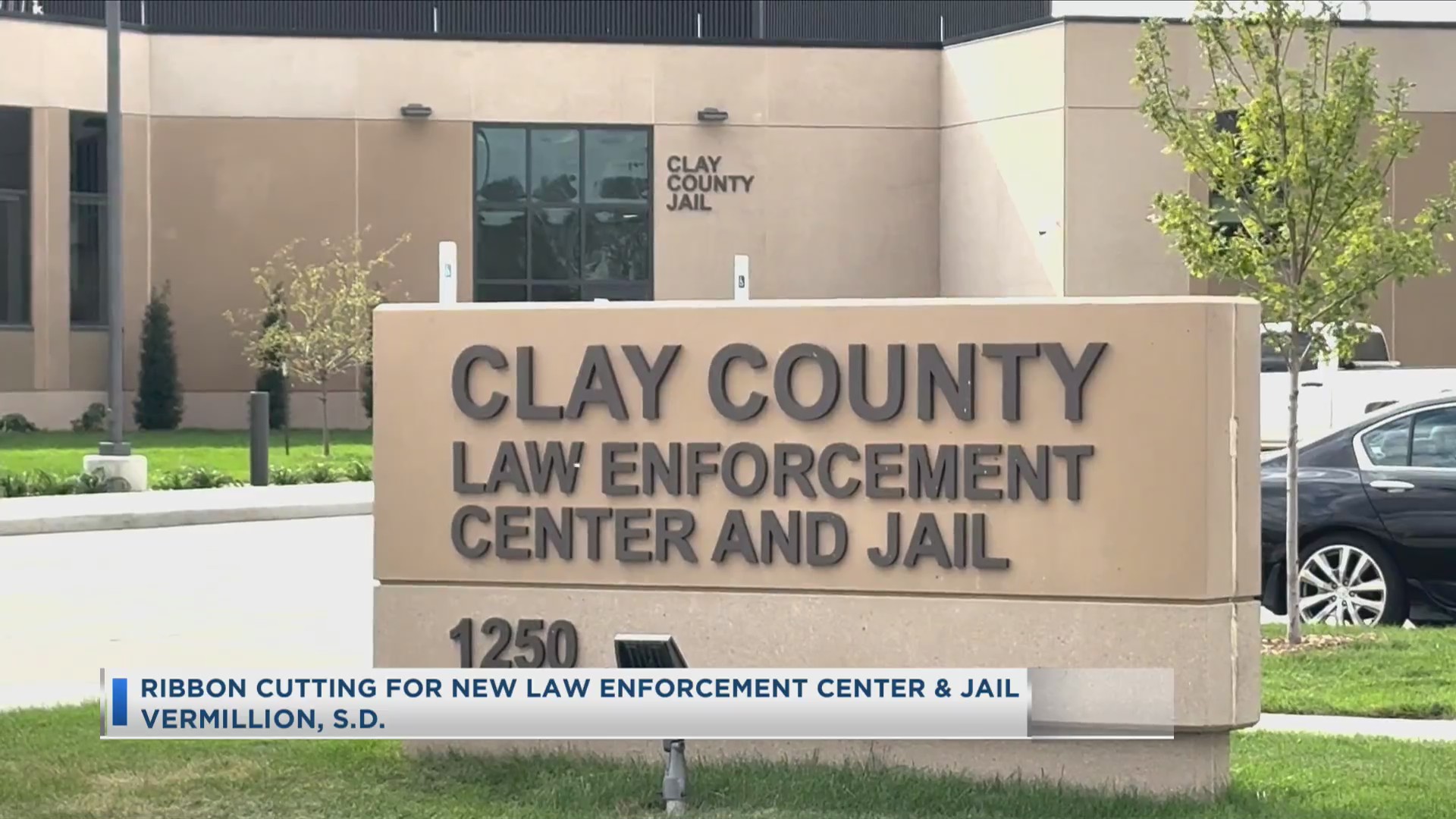 Ribbon Cutting For New Law Enforcement Center And Jail