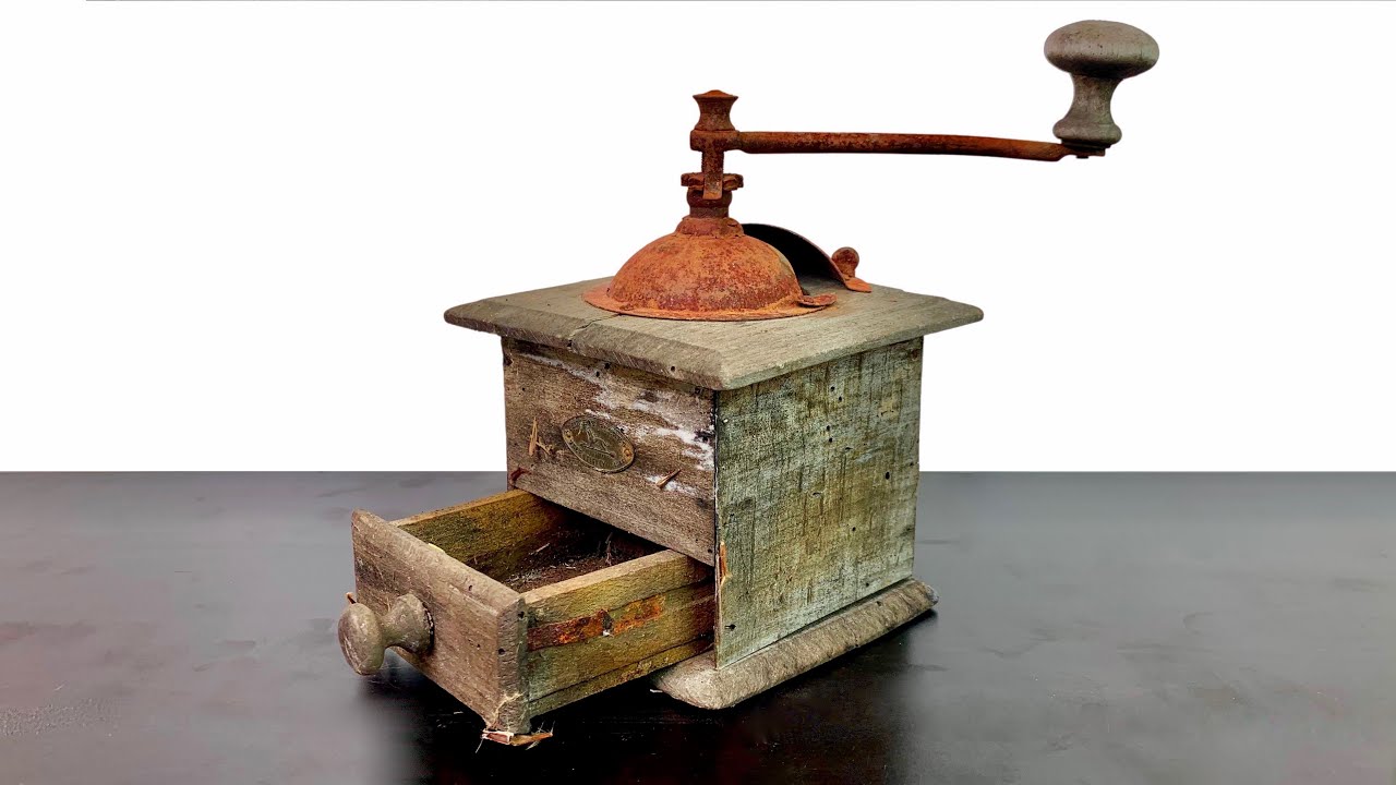 Transforming a broken coffee grinder