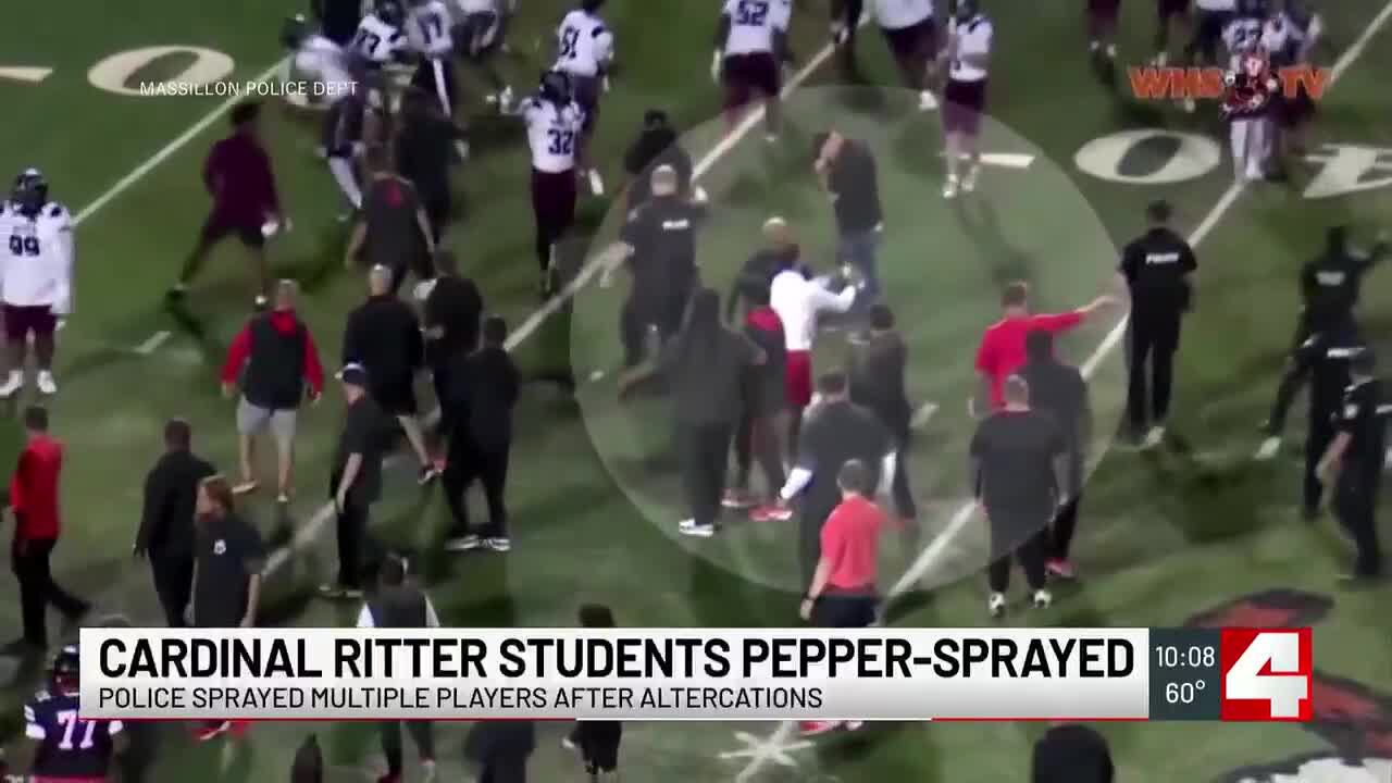 Ben Crump representing 23 Cardinal Ritter players who were pepper ...