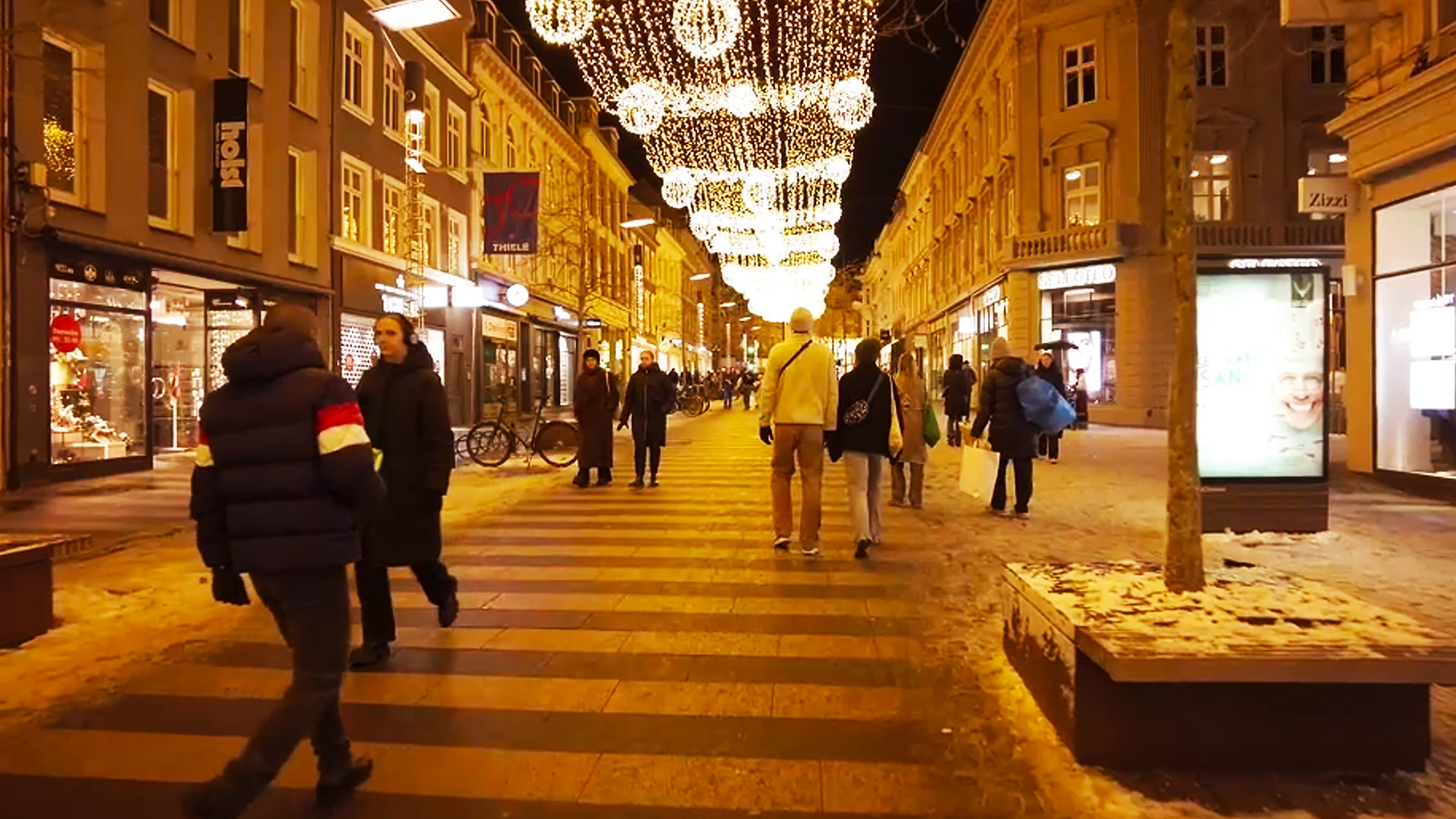 Aarhus - City Center Walking Tour 4K