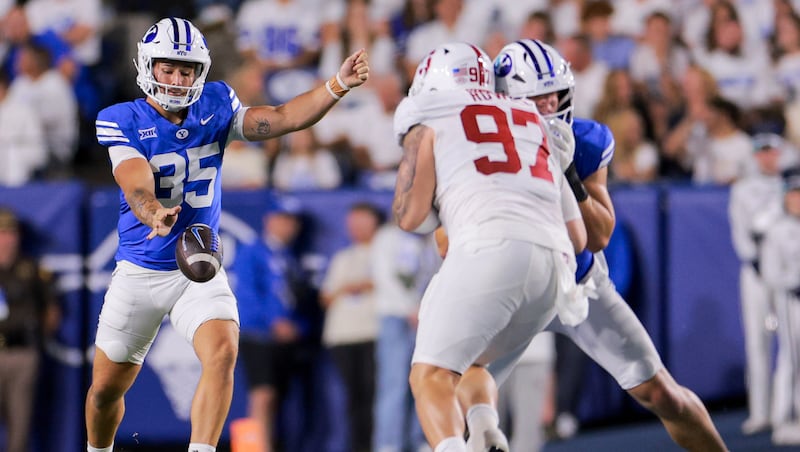 Meet BYU’s ‘cruisy’ and fake-loving punter and holder, 28-year-old ...