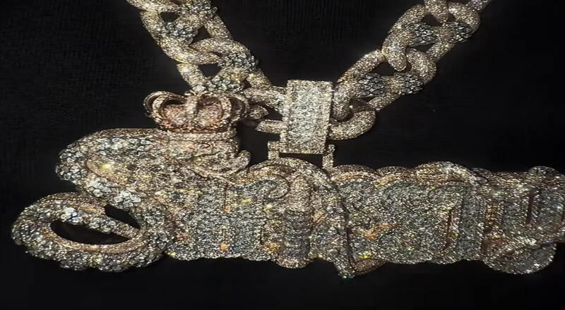 Pooh Shiesty shows off new “Shiesty” chain after prison release [VIDEO]