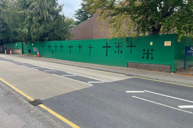 Watford mosque graffiti suspect due in court today
