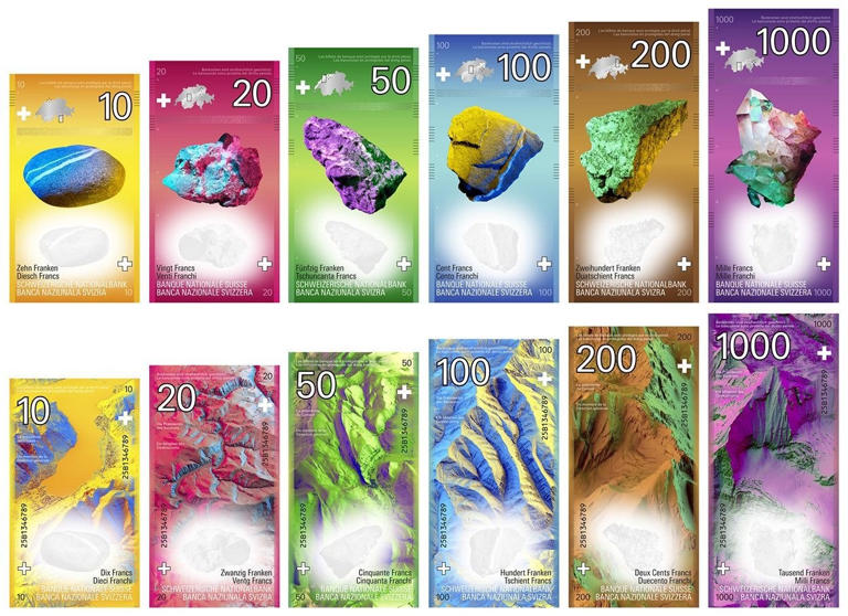 Nationalbank gibt die sechs Finalisten für die neue Banknotenserie bekannt