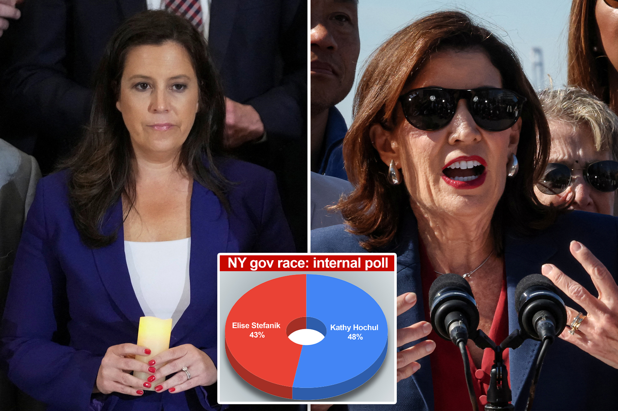 Elise Stefanik just 5 points behind ‘deeply vulnerable’ Kathy Hochul in ...