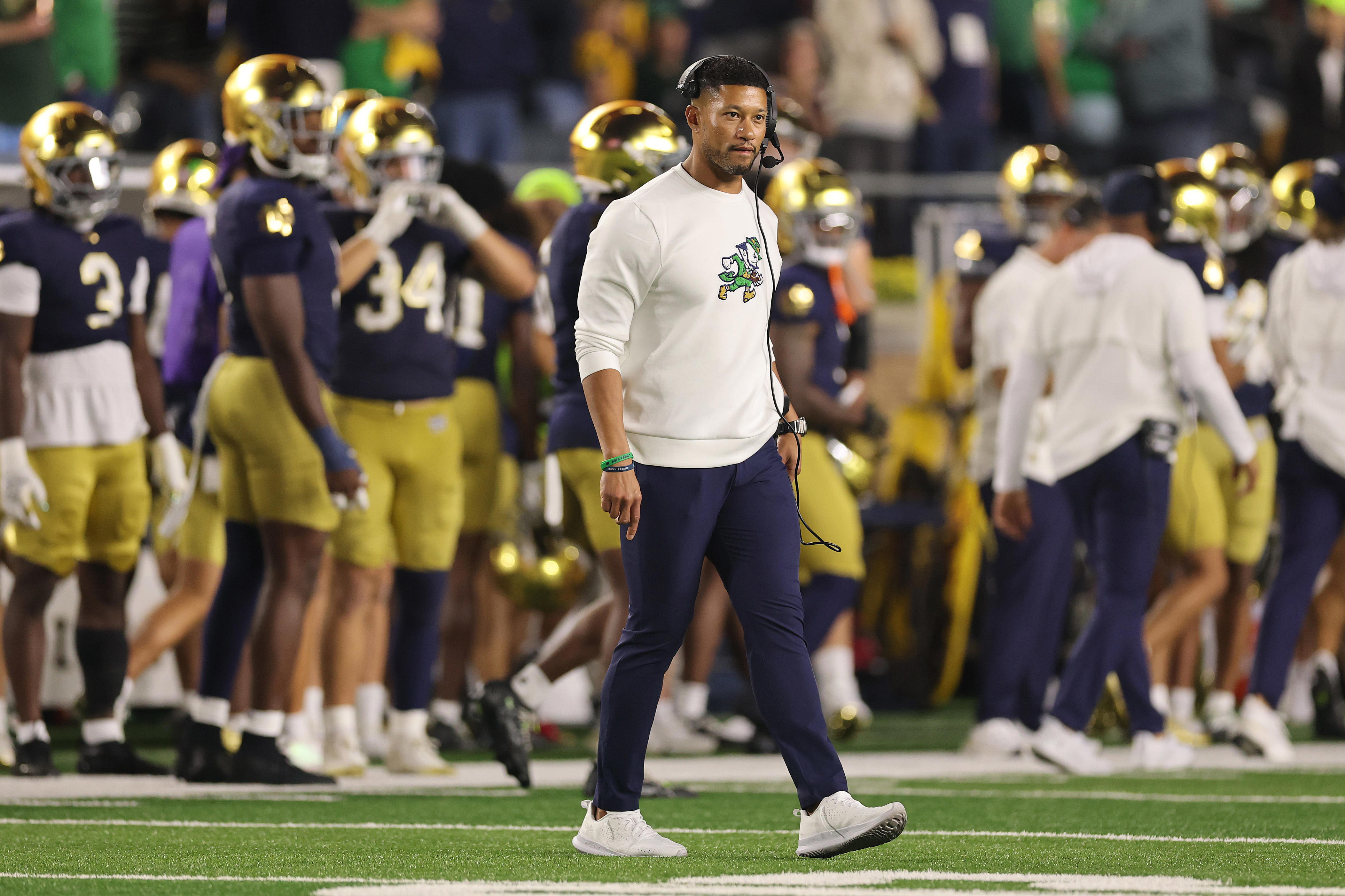 Notre Dame football coach Marcus Freeman 2025 contract details, salary ...