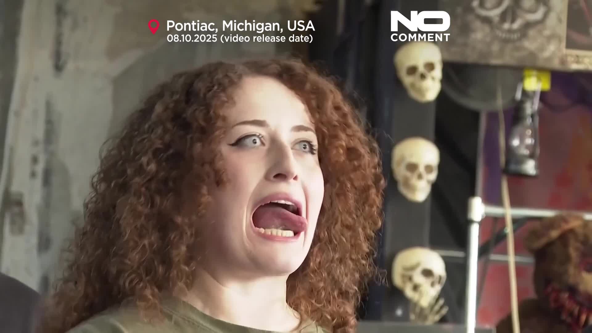 Detroit haunted house keeps tally of visitors who flee in fear