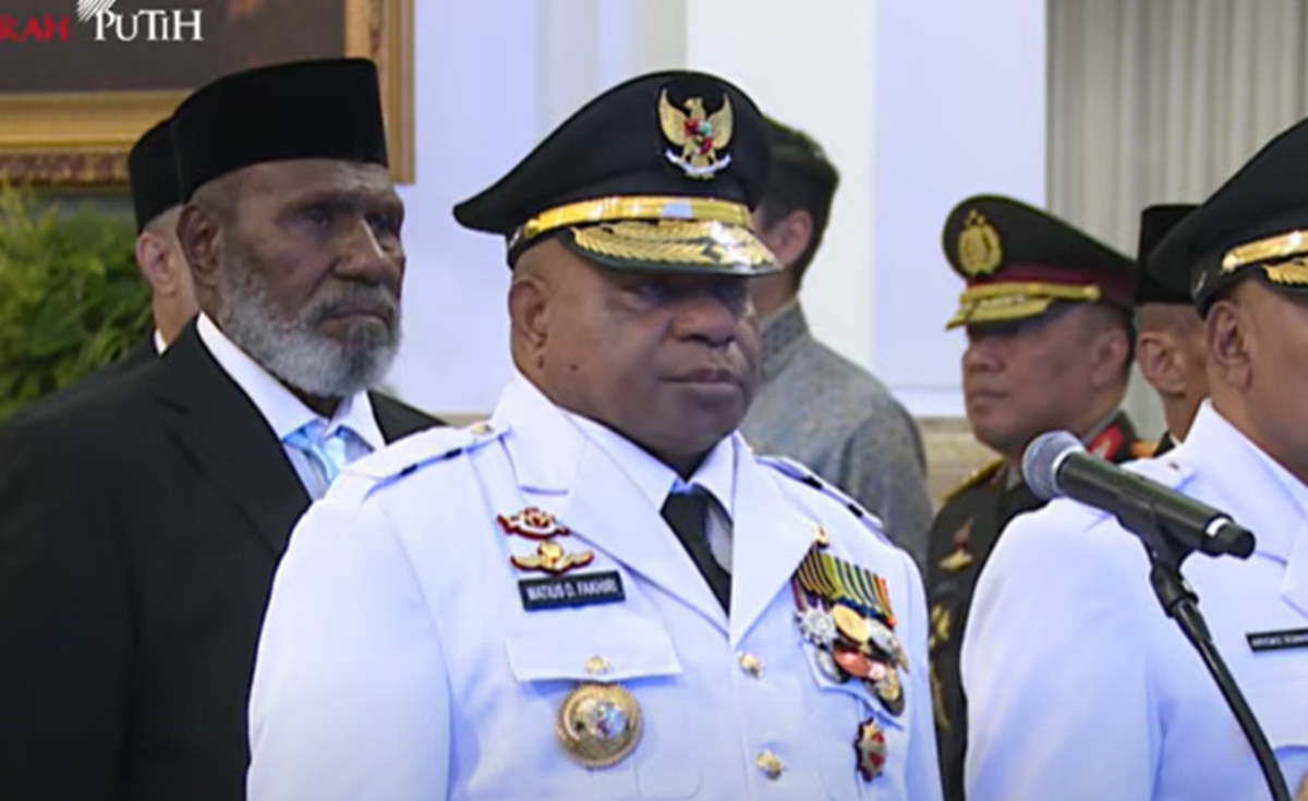 Profil Mathius D. Fakhiri, Gubernur Papua yang Dilantik Prabowo Hari Ini