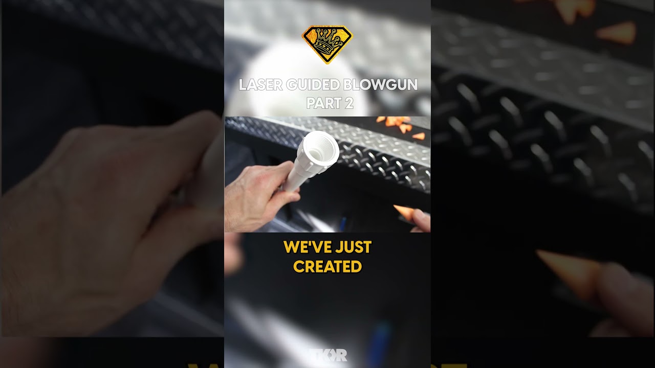 Building a simple PVC blowgun using common household materials