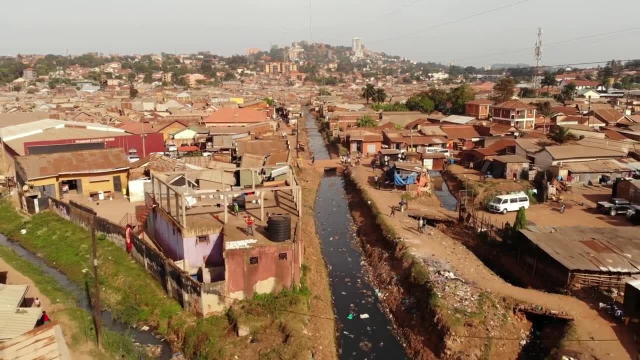 Drone Flies Over Uganda's Lush Landscapes
