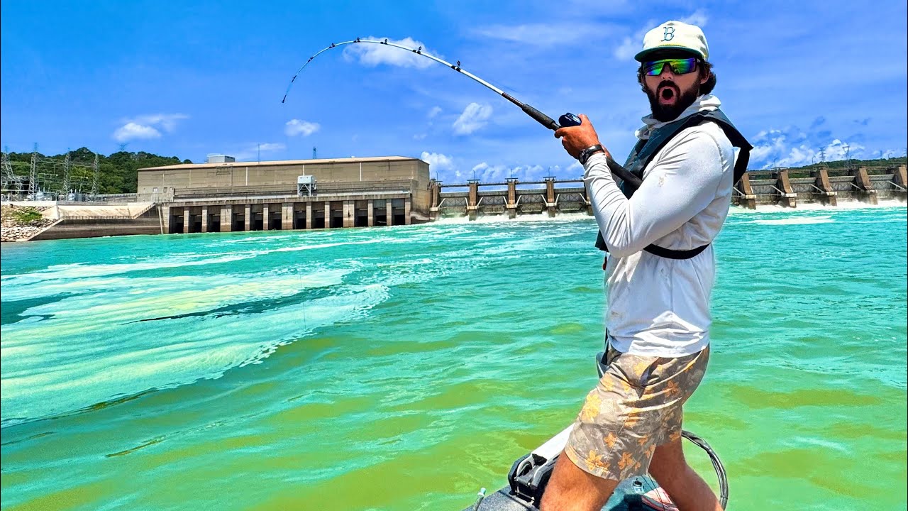 Waited all year to chase spillway monsters for catch and cook