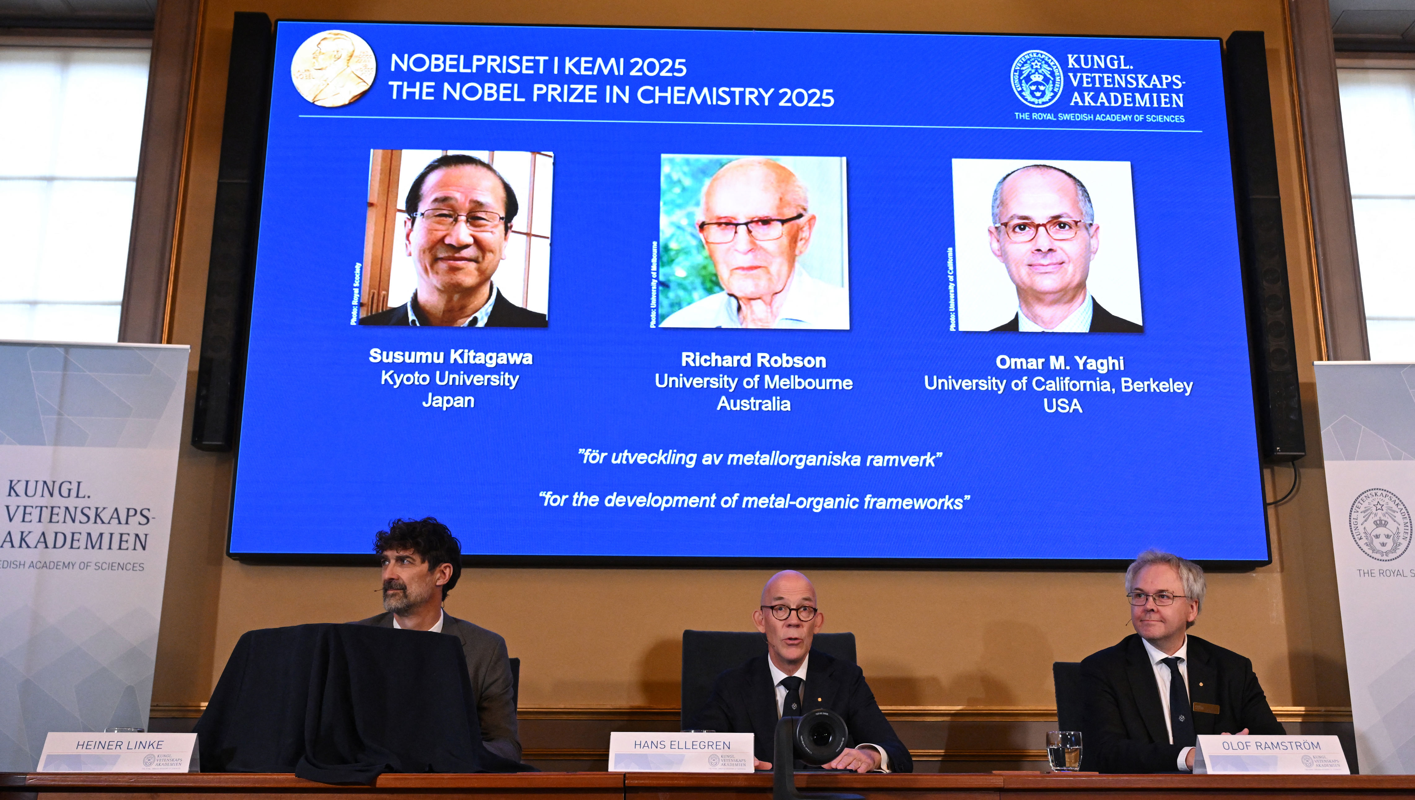 Nobel in chemistry goes to molecular breakthroughs with climate ...