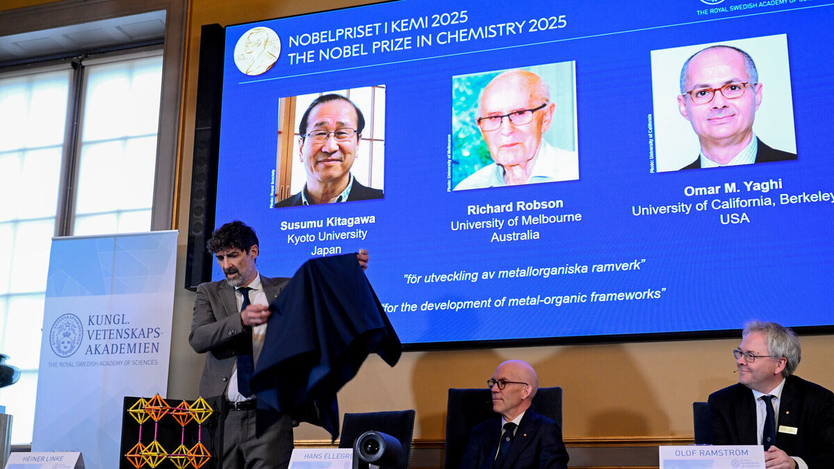 British scientist among three winners of Nobel prize for chemistry