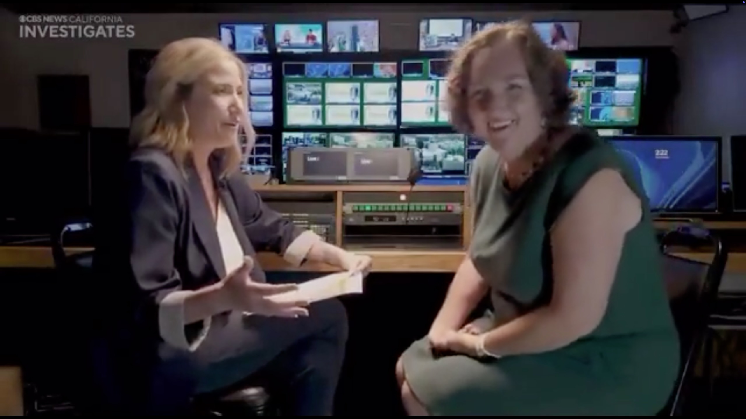 California gubernatorial hopeful Katie Porter tries to storm out of CBS ...