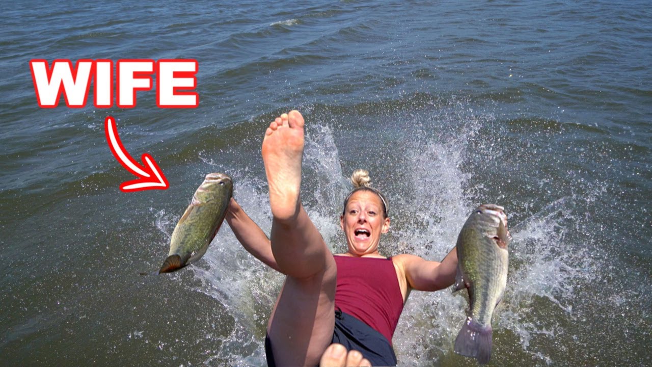 She decided she will never go fishing again after this