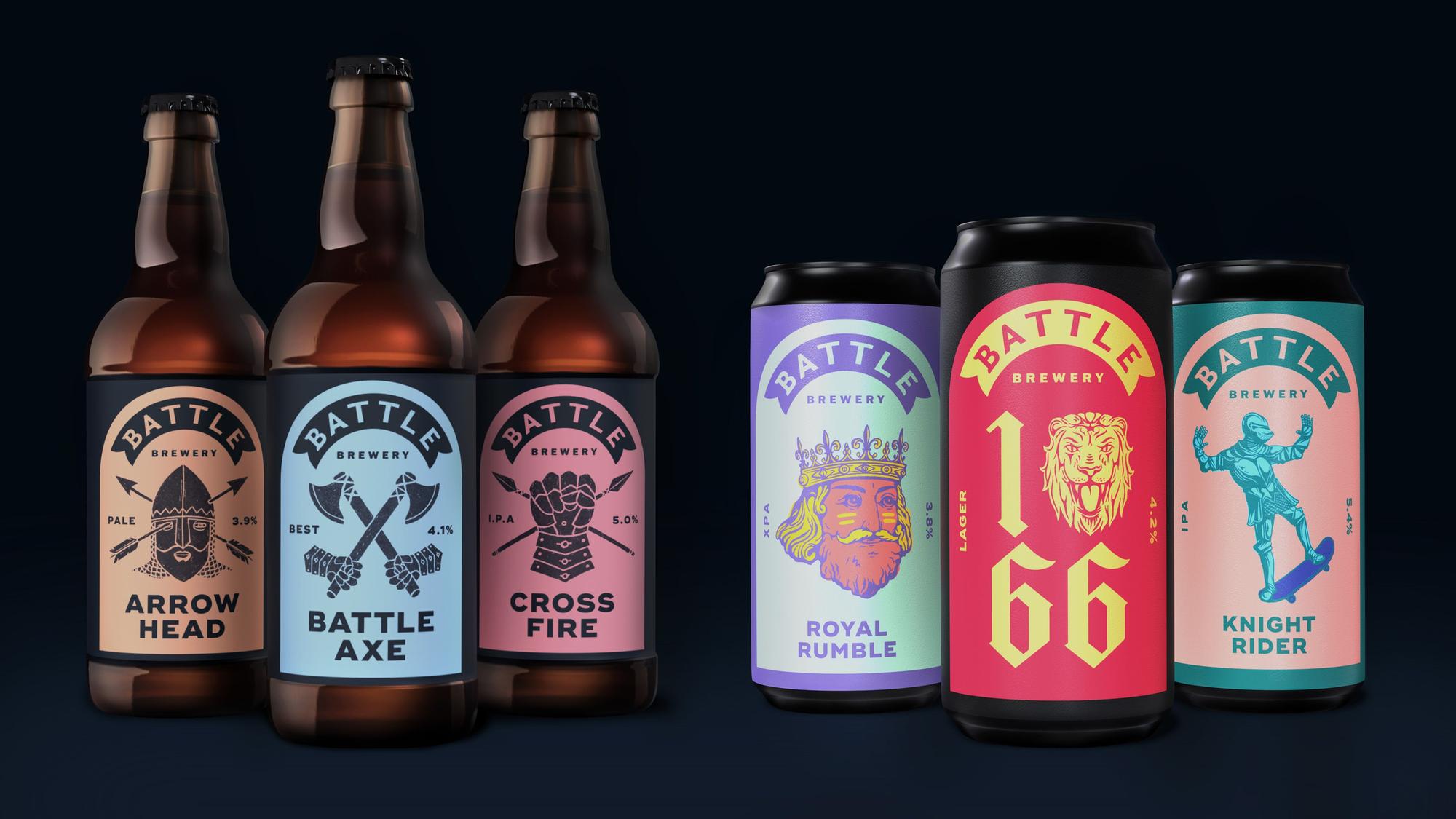 Battle Brewery beers on tap at the Battle of Hastings re-enactment this ...