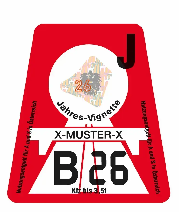 Neue Farbe, neuer Preis: Das ist die Vignette 2026 in Österreich