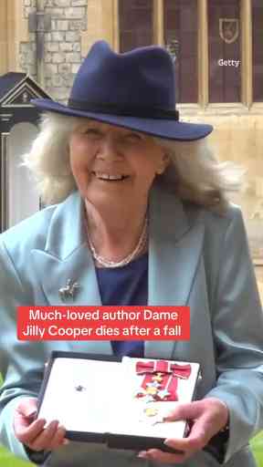 Much Loved Author Dame Jilly Cooper Dies After a Fall