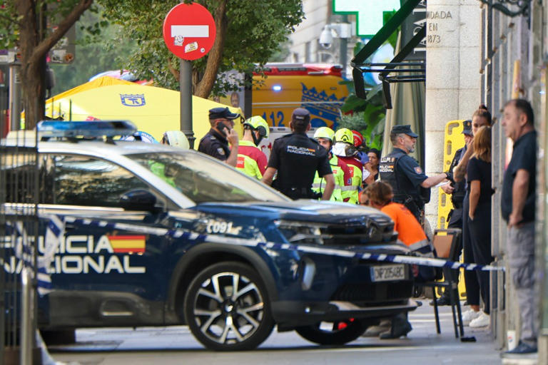 Four dead as six-story building collapses in Madrid