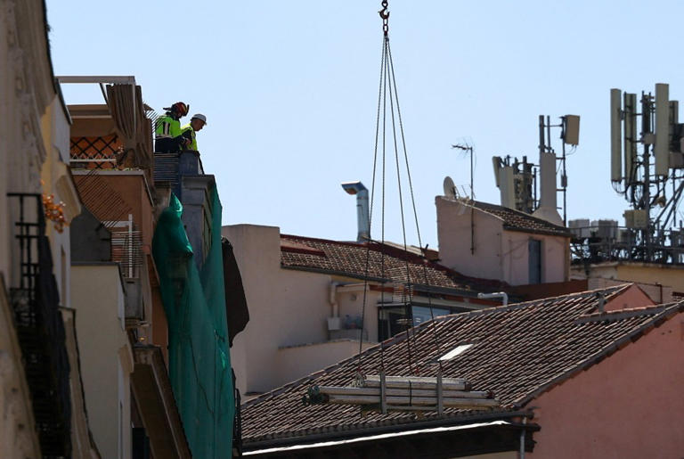 Four dead as six-story building collapses in Madrid