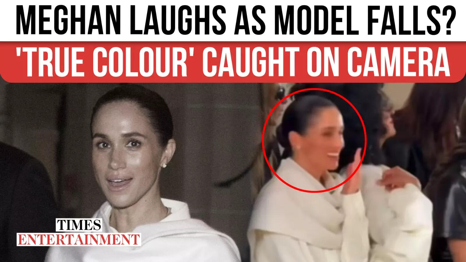 Meghan Markle Laughs After Model’s Fall on Runway; What’s Behind That ...