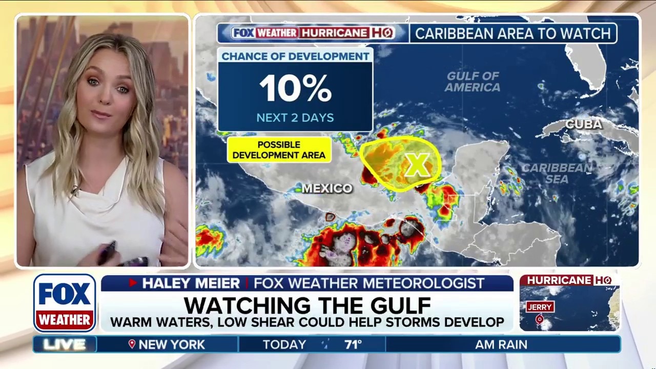 National Hurricane Center monitoring area to watch in the Gulf as ...