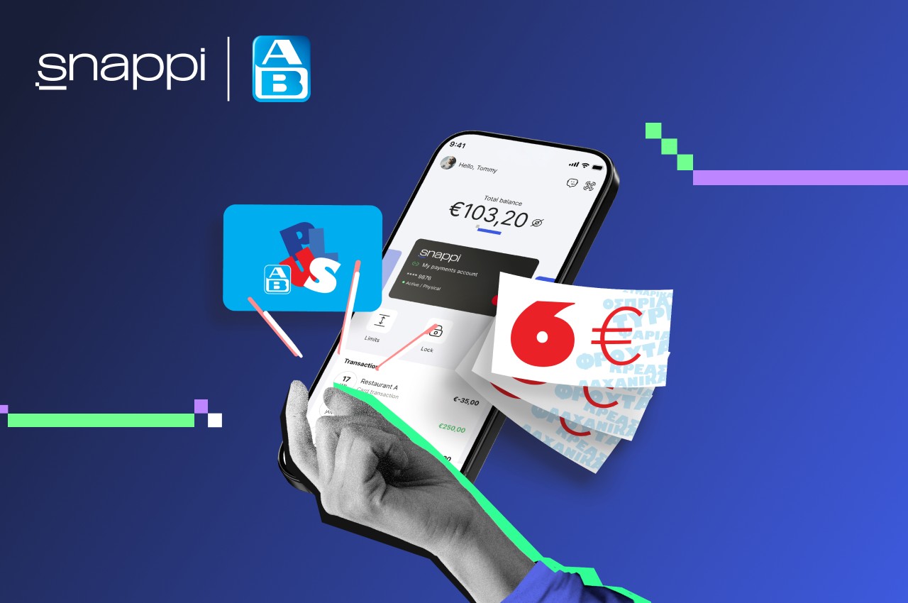 Snappi και ΑΒ Βασιλόπουλος προσφέρουν 18 ευρώ στους κατόχους AB Plus