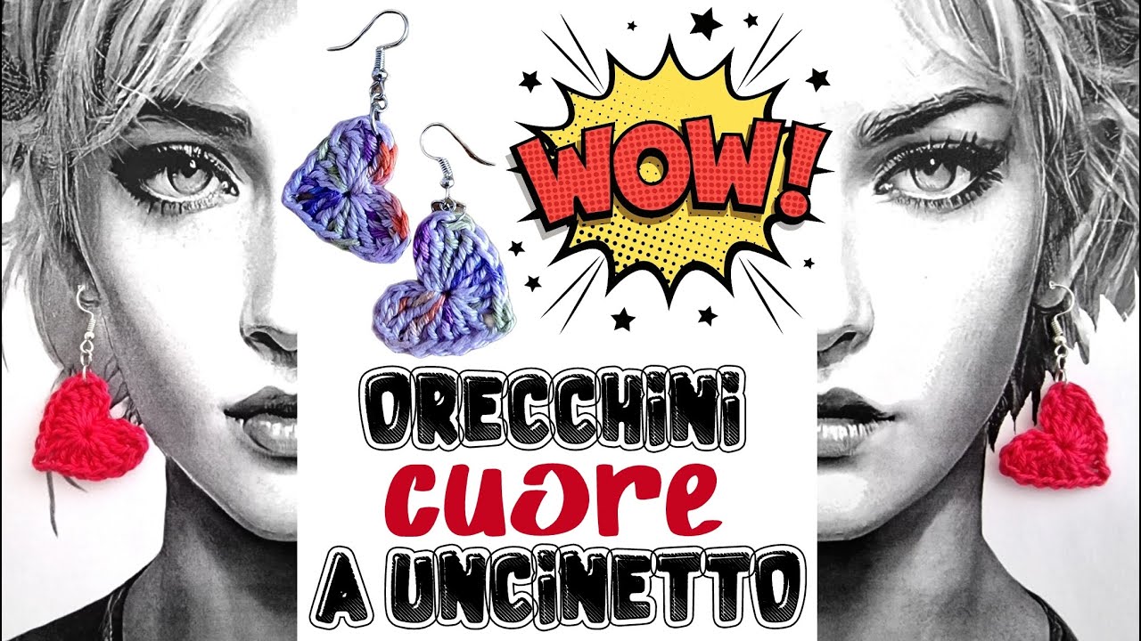 Uncinetto Facile: Come Creare Orecchini a Cuore